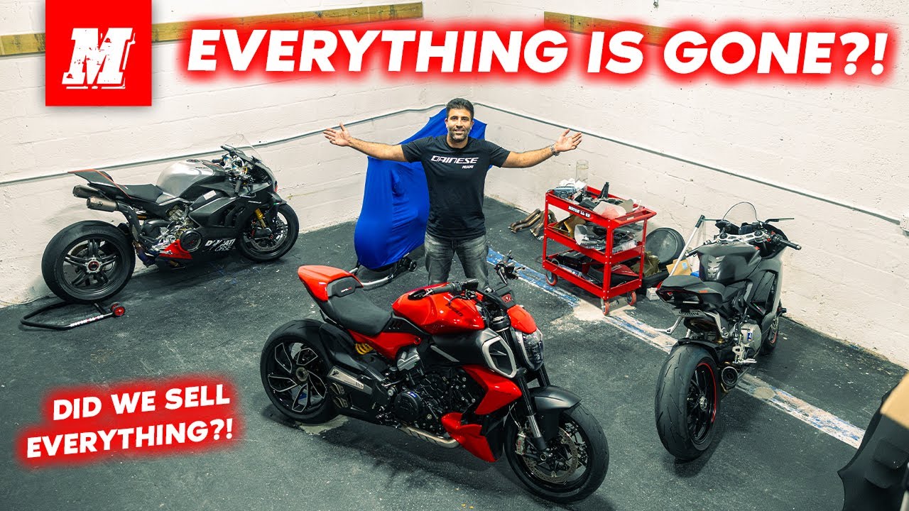 EVERYTHING Is Gone! (Except The Bikes) | 2024 Garage Update! - YouTube