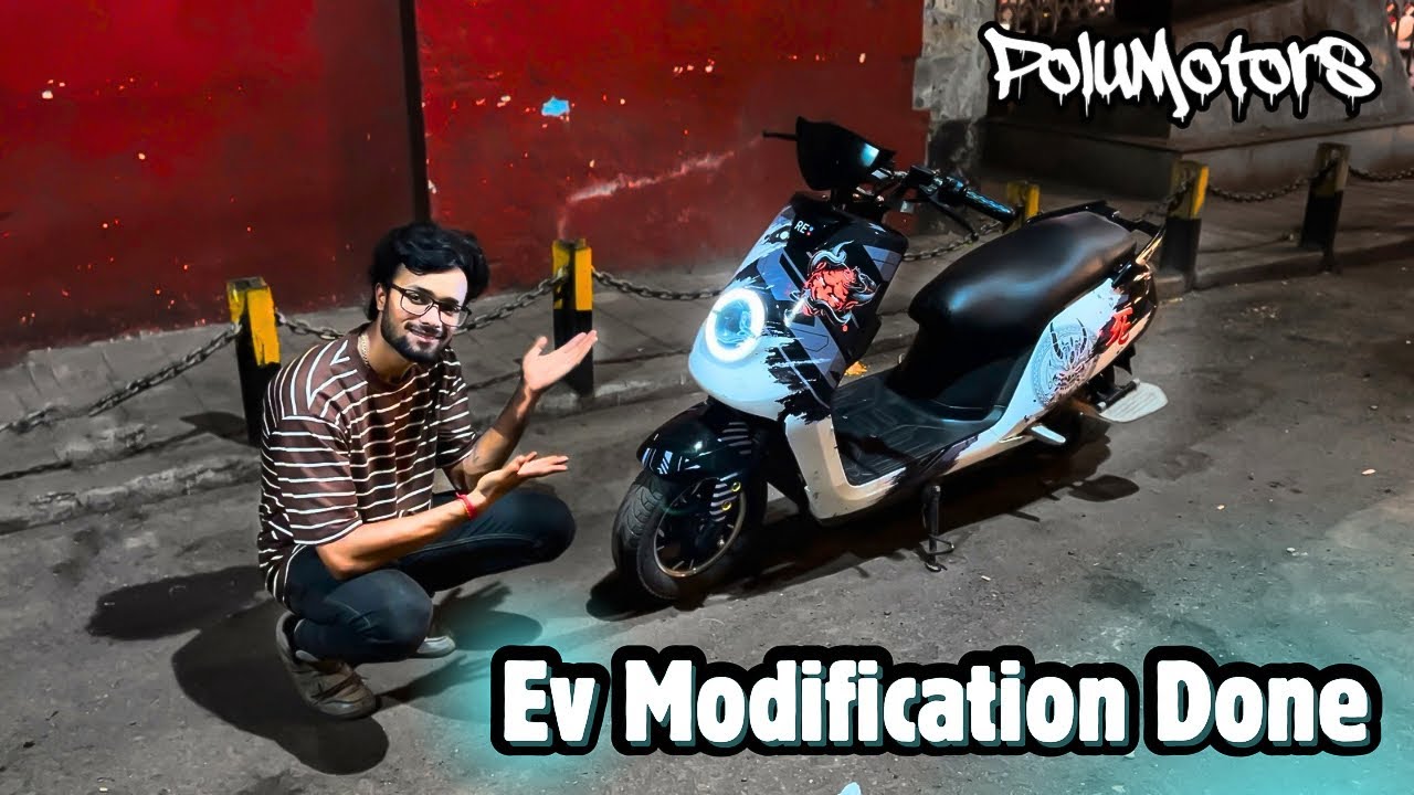 Ev Modification Completed 🔥| Electric Scooty Modification 😳| # ...