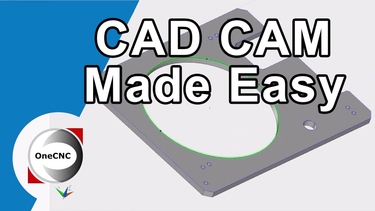CAD CAM Made Easy - Wireframe Chamfer - M20 - YouTube