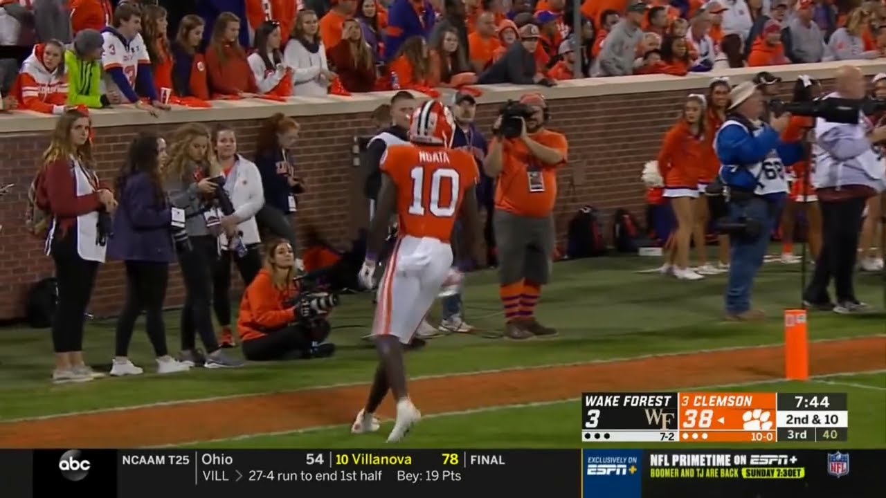 Joe Ngata vs Wake Forest (2019) - YouTube