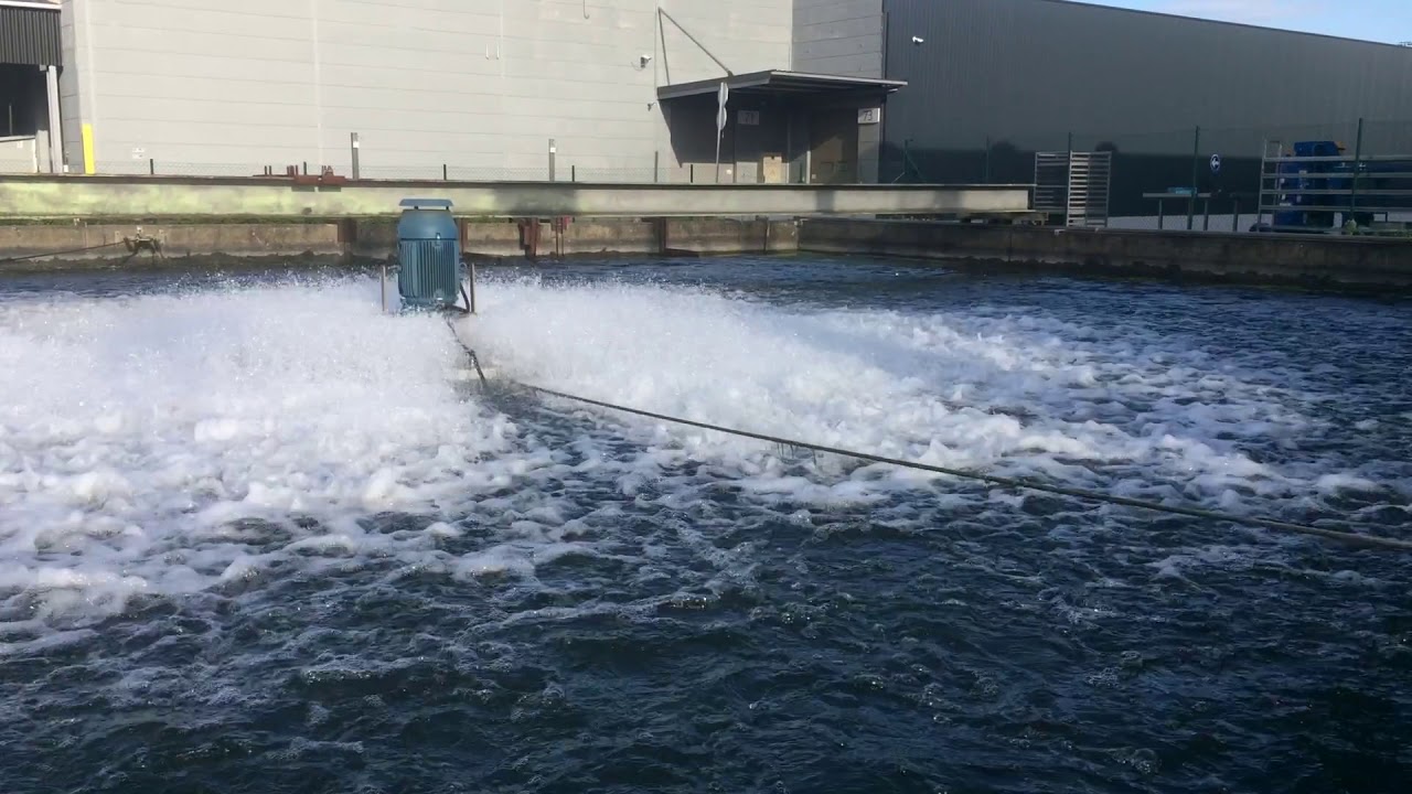 Aquaturbo AER-AS high speed surface aerator - YouTube