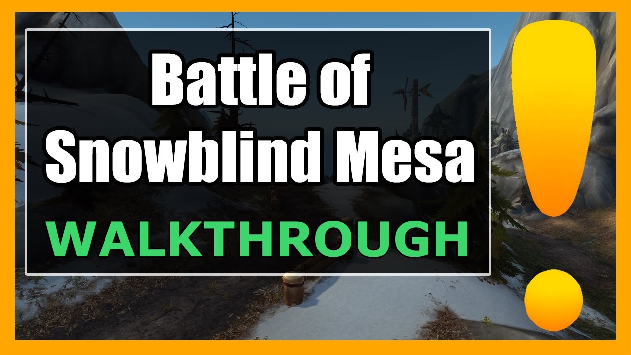 Battle of Snowblind Mesa WoW | Highmountain Quest Guide - YouTube