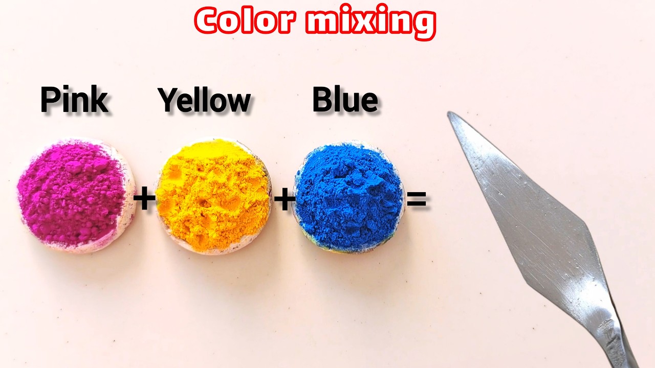 Guess the final color🌈satisfying|asmr|colors|color mixing|Art video ...