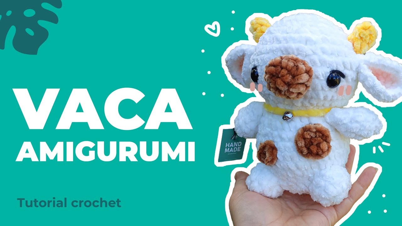 TUTORIAL AMIGURUMI I Vaca Paso a paso patrón gratis - YouTube