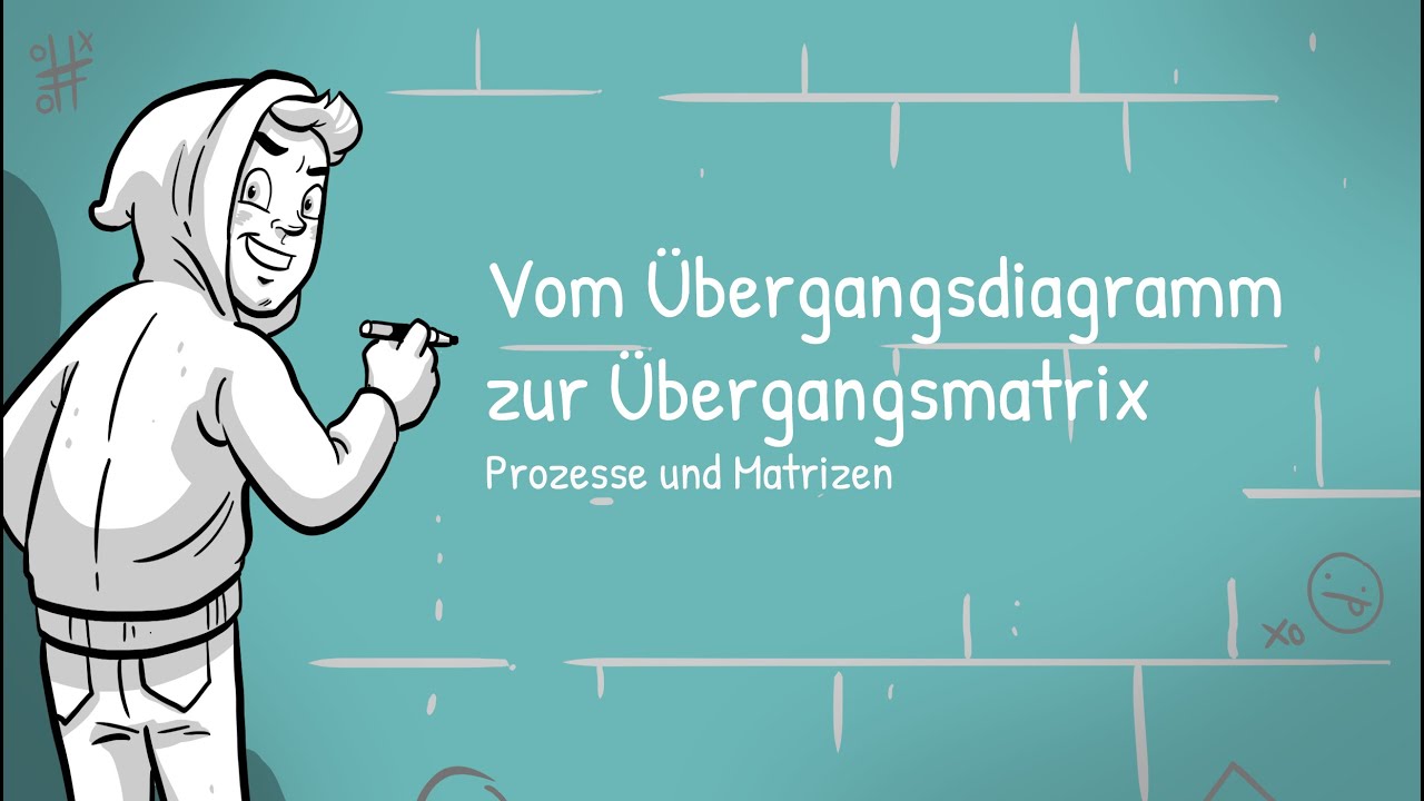 Prozesse und Matrizen - Vom Übergangsdiagramm zur Übergangsmatrix - YouTube
