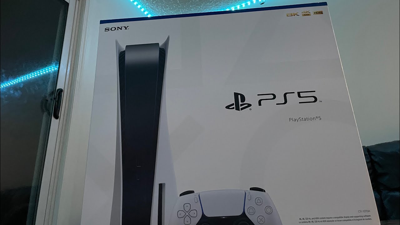 PS5 Midnight Release + Unboxing & Set Up - YouTube