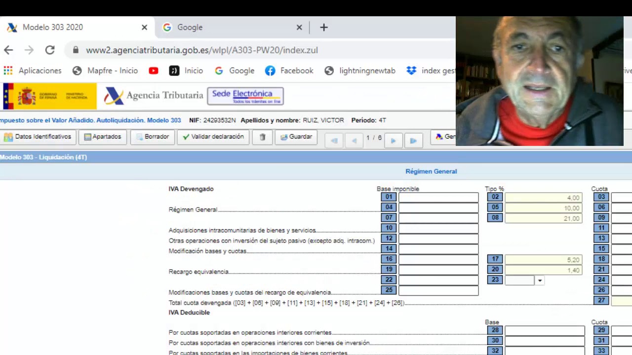Modelo 303 actualizado a enero 2021 - YouTube
