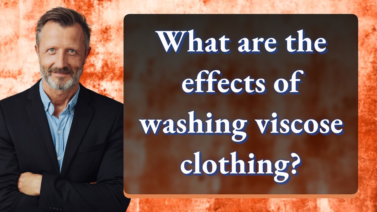 What are the effects of washing viscose clothing? - YouTube