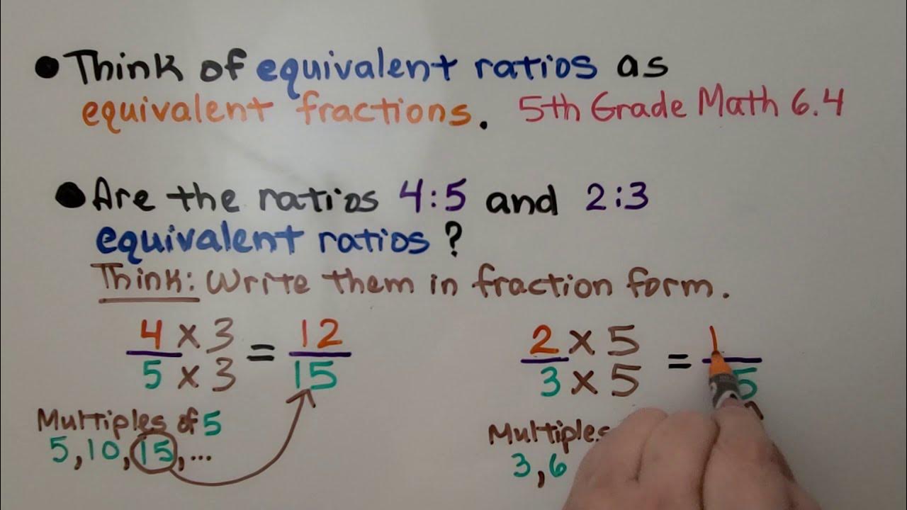 6th Grade Math 6.3b, Comparing Ratios - YouTube