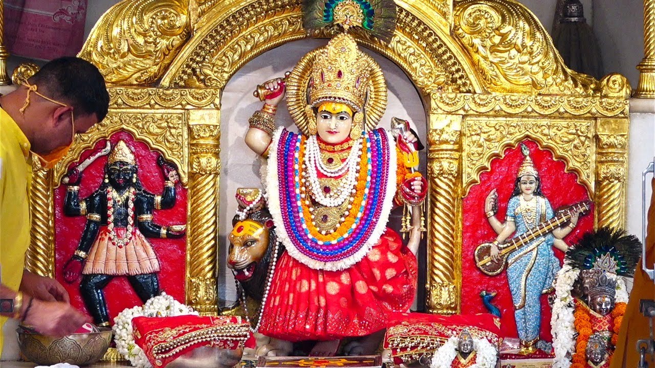 Jhandewala Devi Mandir Live Darshan श्रृंगार आरती पुरुषोत्तम मास ...