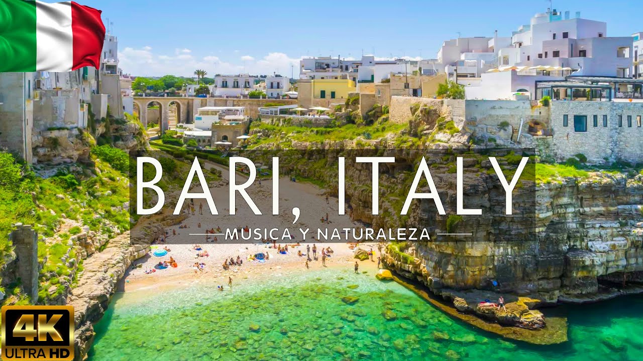 Hermosa BARI Italia 🕍 Mejor Música Italiana, Romántica Instrumental ...