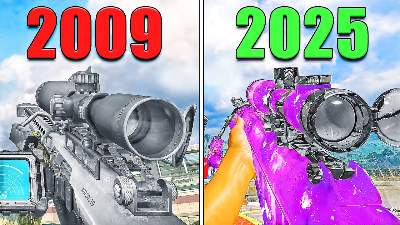 Using EVERY Barrett .50CAL in Call of Duty History - YouTube