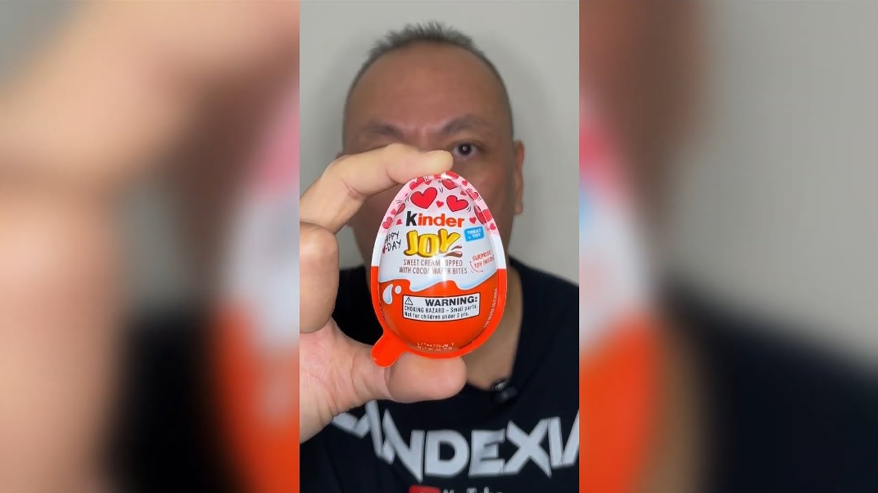 👂ASMR KINDER JOY SURPRISE EGG CANDY VALENTINE SURPRISE TOY INSIDE ...