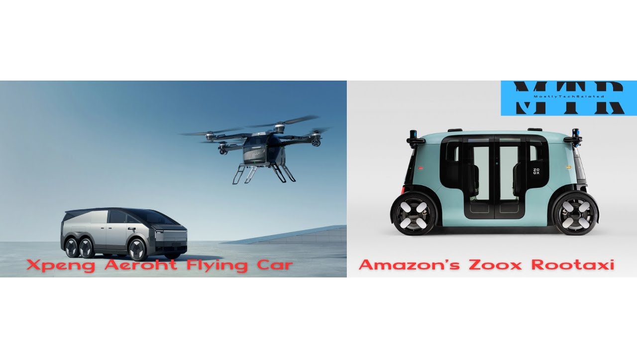 Amazon’s Zoox robotaxi, Xpeng Aeroht Flying Car - YouTube