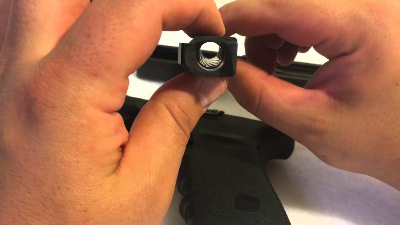 Disassembling/Field stripping a Glock 21SF Gen 3 - YouTube