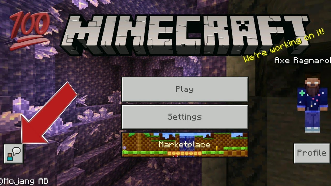 How to sign in Minecraft | Minecraft main sign in kaise kare [1.17.0.02 ...