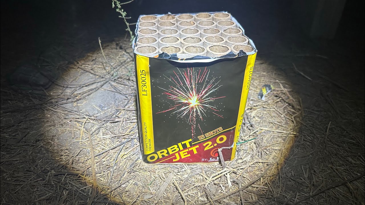 25 Shots Orbit Jet 2.0 by Leegendary Fireworks | CNY 2024 - YouTube