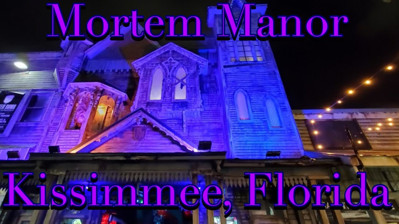 Mortem Manor Old Town Kissimmee Waiting Universal Studios Halloween ...