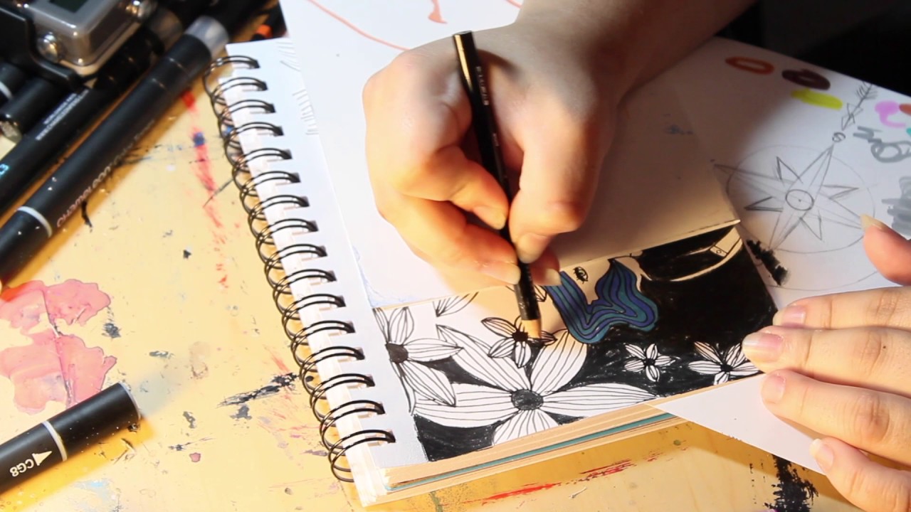 Drawing (doodling) - YouTube