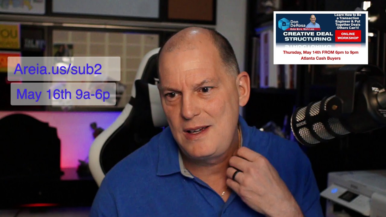 Don DeRosa - Basic to buying “Subject To” the existing finance - YouTube