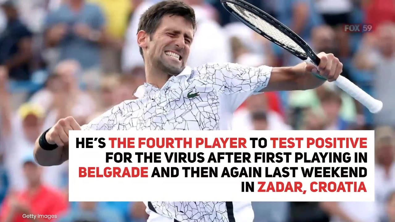 Tennis star Djokovic tests positive for coronavirus - YouTube
