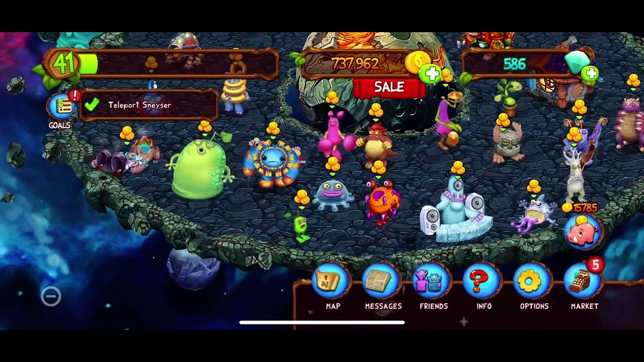 My Singing Monsters Dawn of Fire - MSM DoF - Teleporting Sneyser to ...