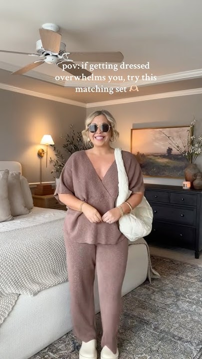 Matching sets 🤝 if you get easily overwhelmed while getting dressed, matching sets is the answer ...
