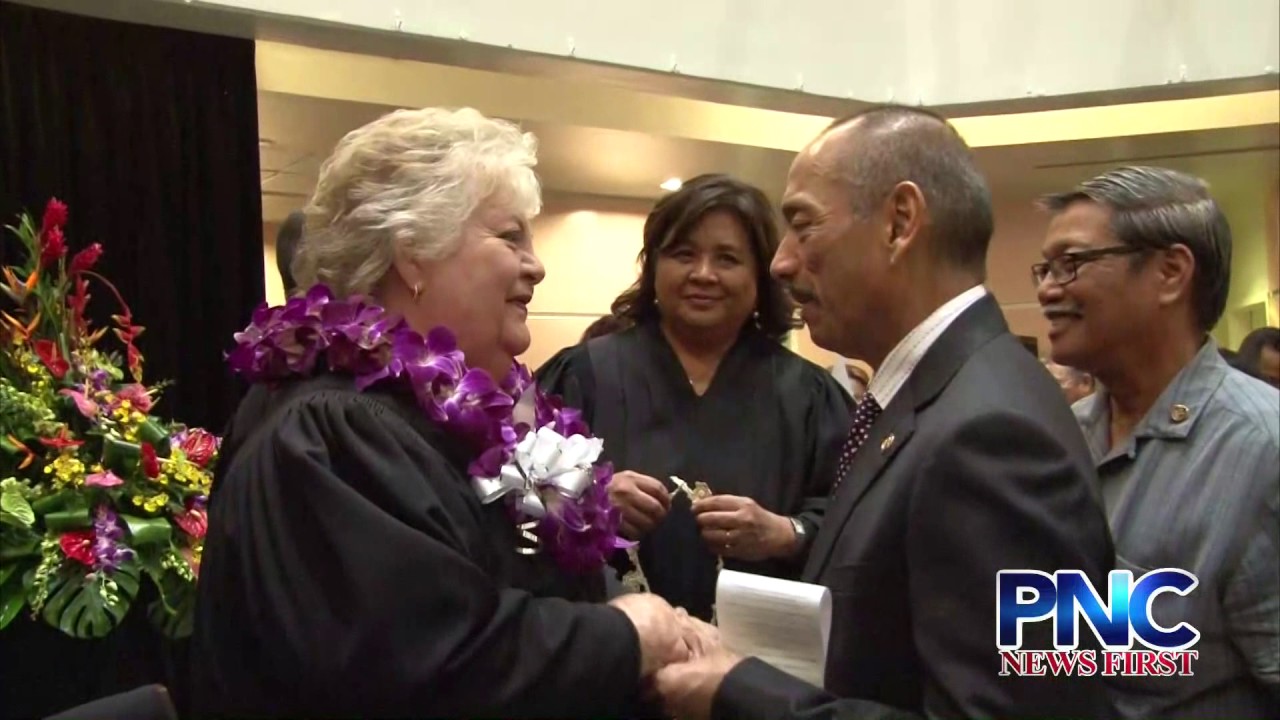 Katherine Maraman installed as first woman Chief Justice - YouTube