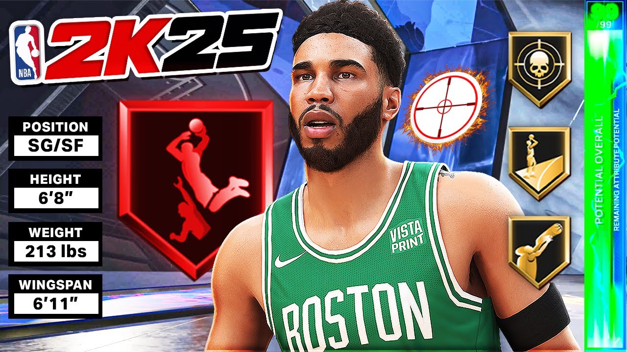 NBA 2K25 *LEGEND* POSTERIZER BUILD with GOLD SHOOTING BADGES is an ALL ...