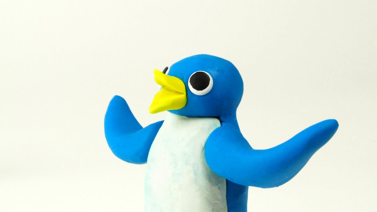 Clay animation of penguin! - YouTube
