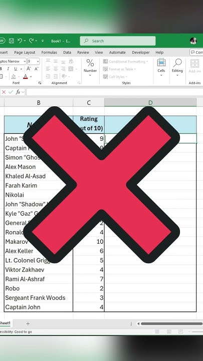 Excel Star Ratings: EASY Tutorial for Beginners 🌟#ExcelTips#ExcelTricks#msoffice#accounting # ...