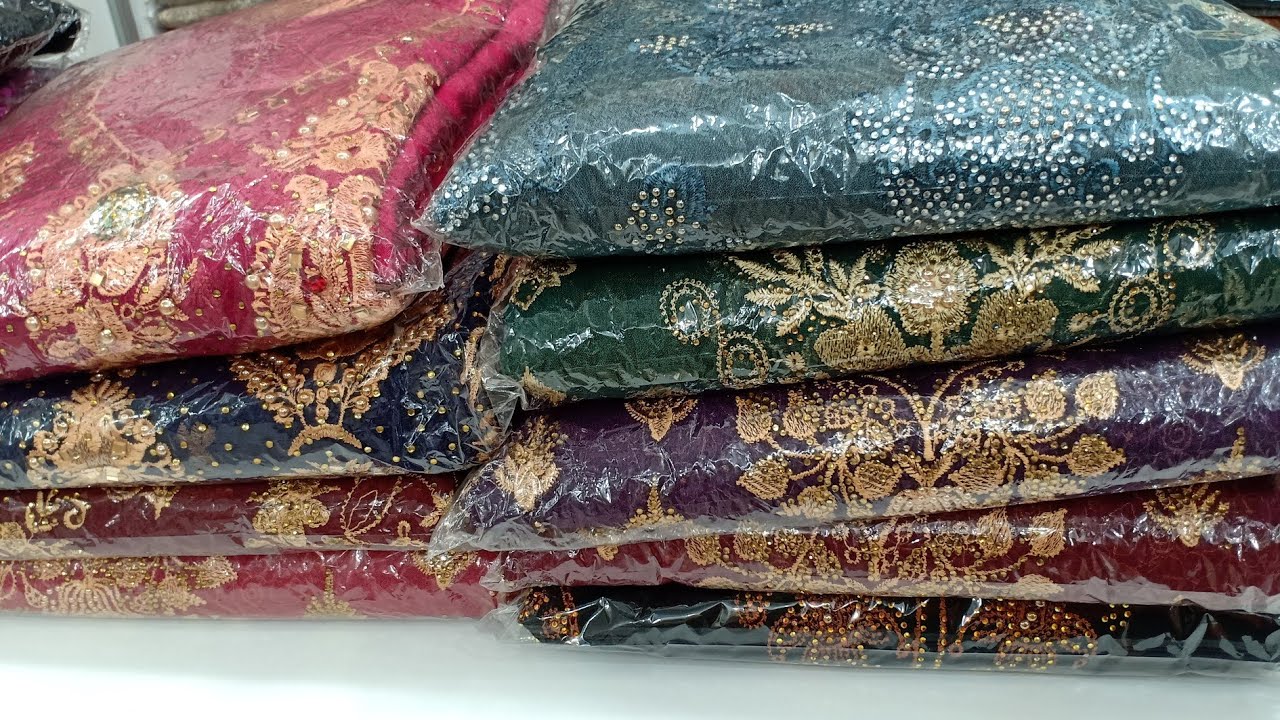 Pakistani stone barish Collection with offere price this june - YouTube