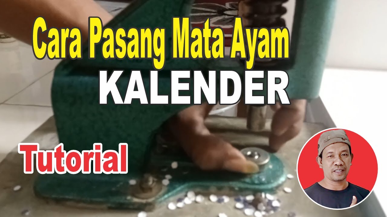 Cara pasang mata ayam kalender - YouTube