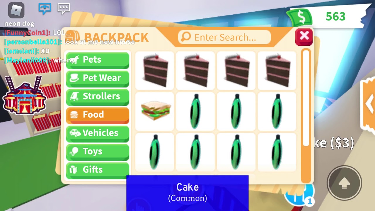 I ate 5 cake on adopt me for my birthday - YouTube