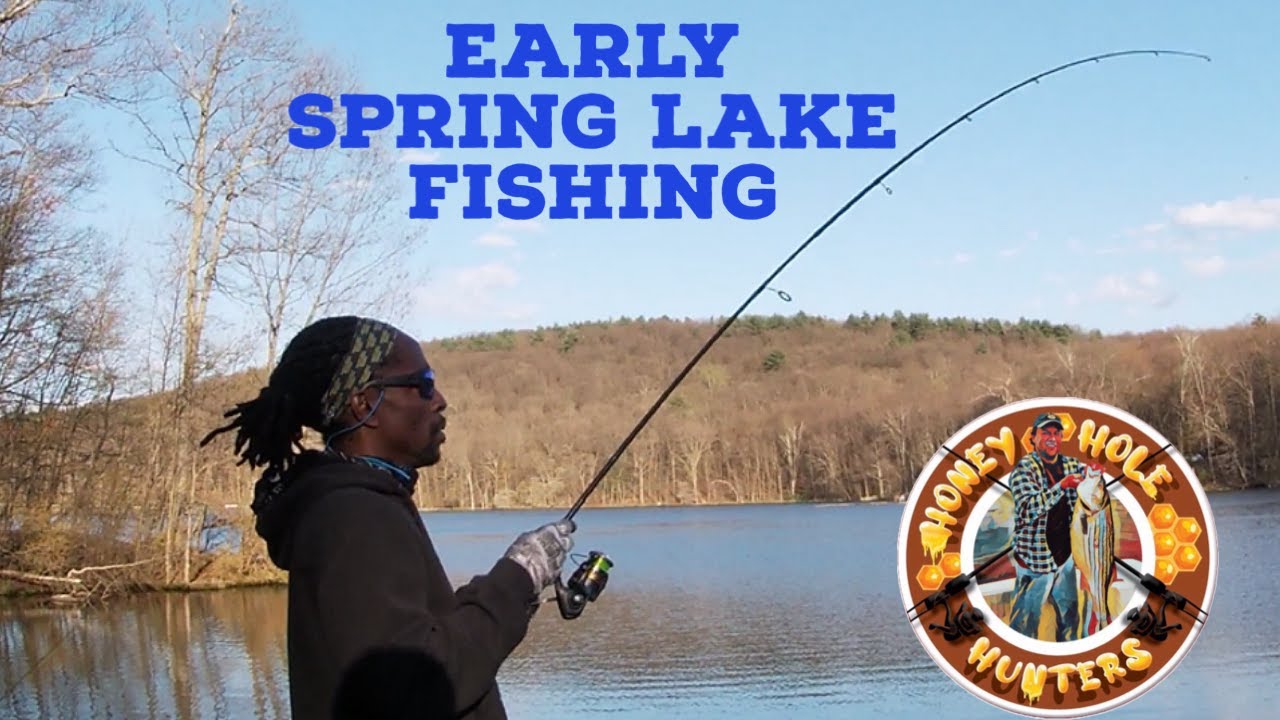 Early Spring Lake Fishing - YouTube