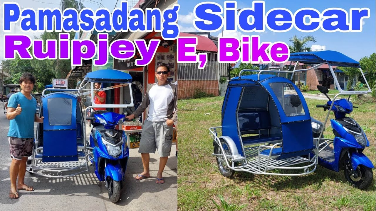 RuipJey E Bike With Pamasadang SideCar| Maganda | Matibay At Mura | By ...