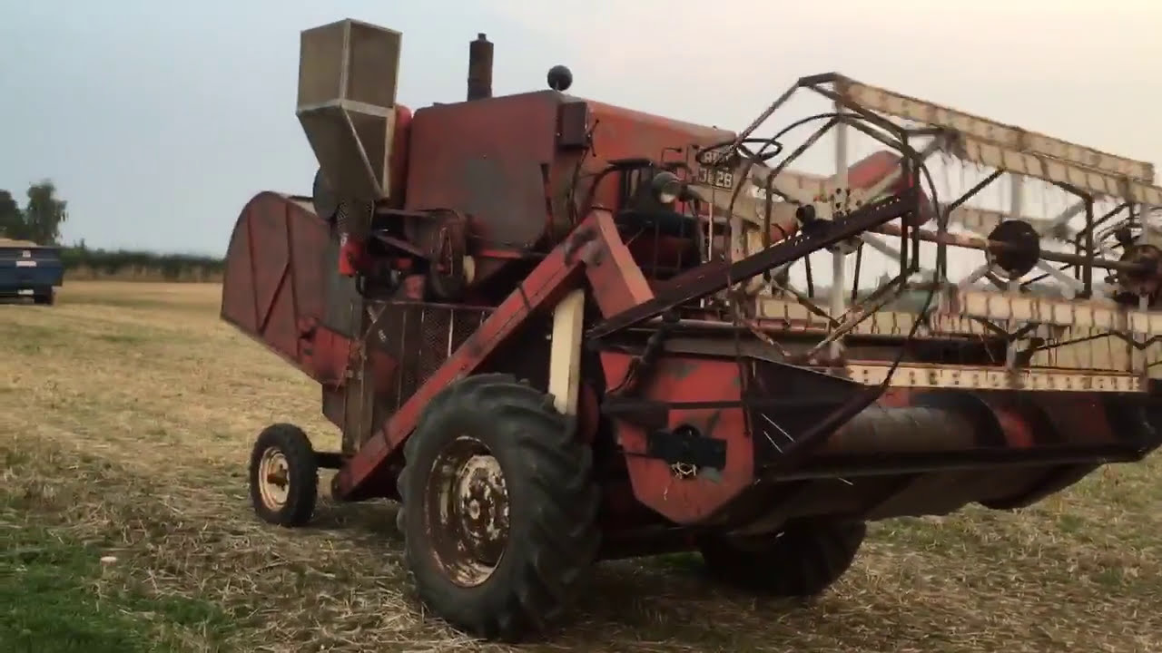 1964 Allis Chalmers Gleaner model A combine. - YouTube