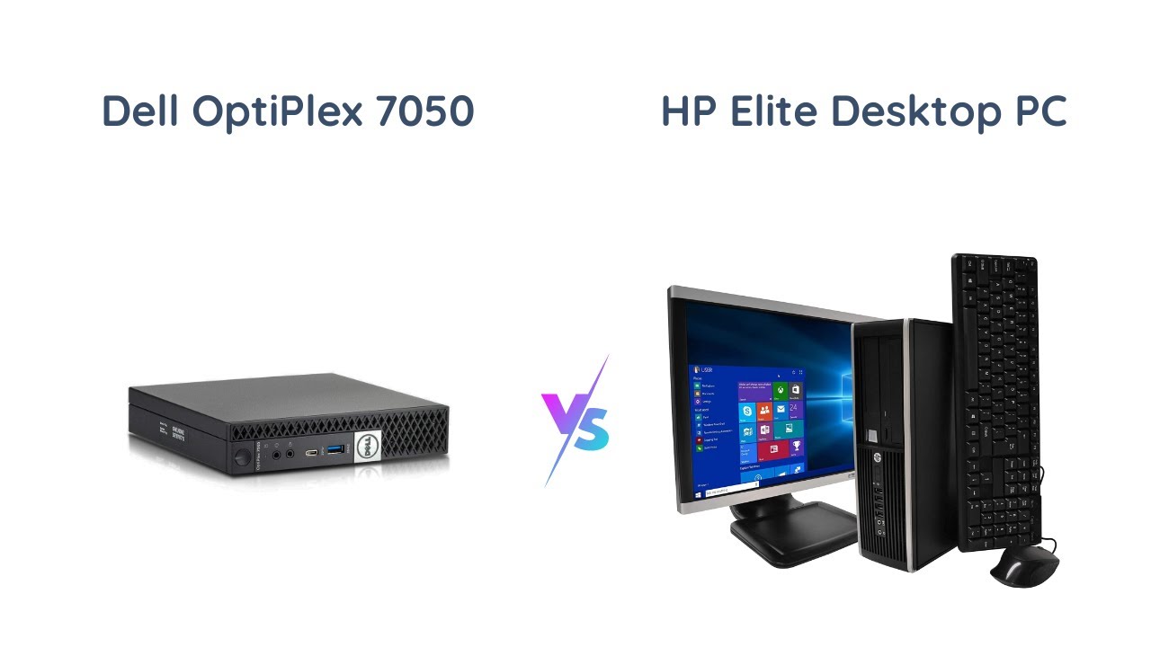 Dell OptiPlex 7050 vs HP Elite Desktop PC: Which one to choose? - YouTube