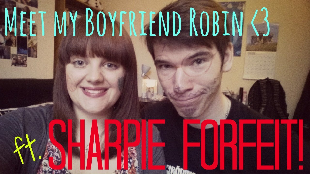 SHARPIE FORFEIT CHALLENGE || ft. Robin!! - YouTube
