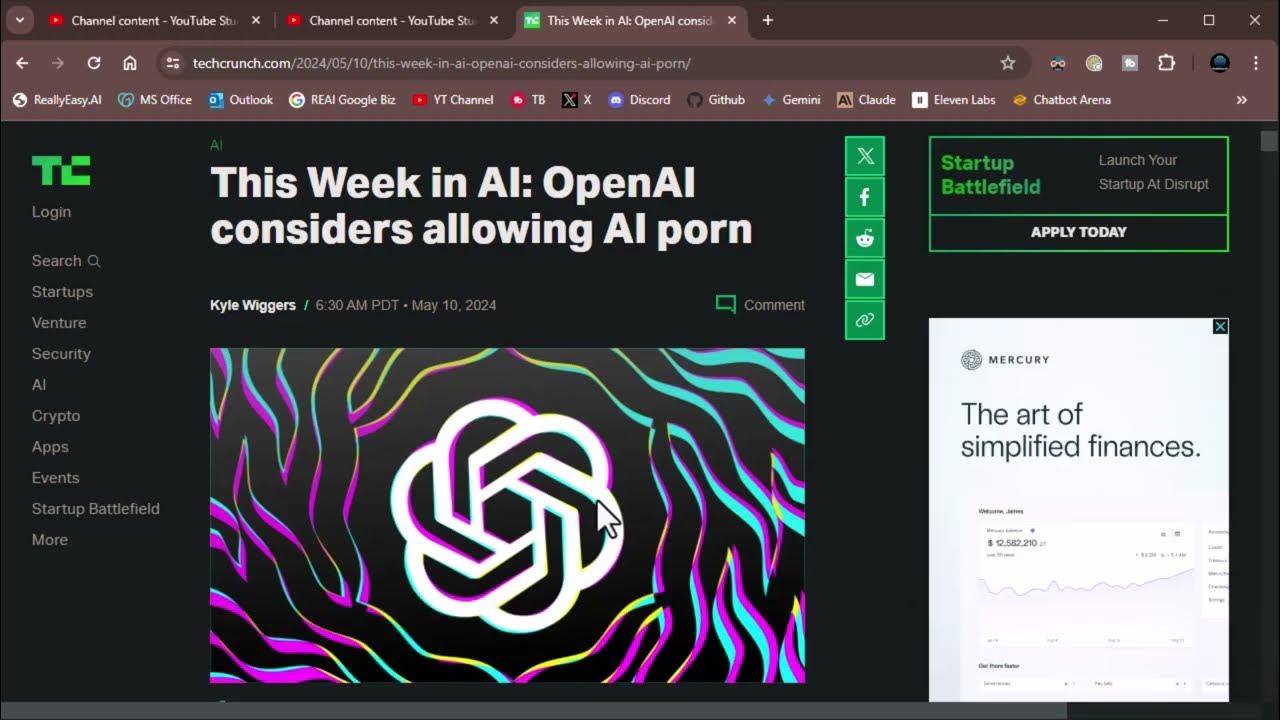 OpenAI Considers Allowing Adult Content for Gen AI - YouTube