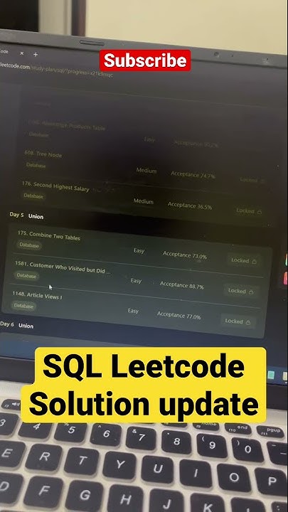 Sql Leetcode Solution Update Sqlfordatascience Sqlinterviewquestions Leetcodesolution Youtube
