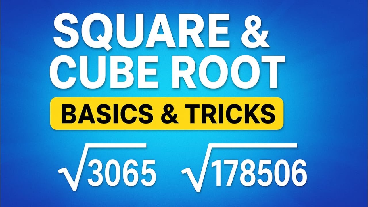 Square and cube root | 🔥 tricks | no calculator required | Short tricks ...