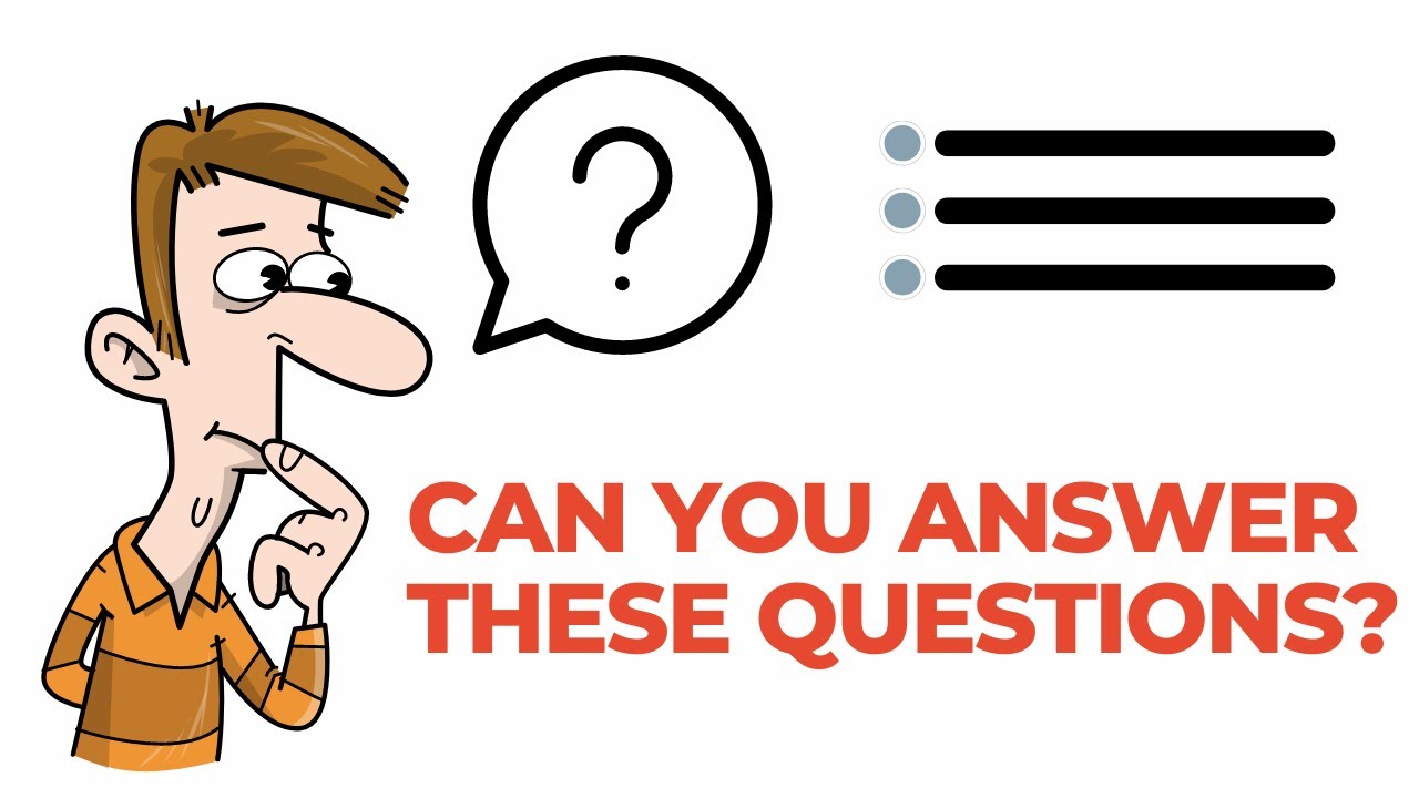 You're Great With Money If You Can Answer These Questions - YouTube