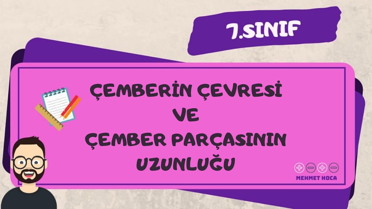 7-Ü) 7.Sınıf Çemberin Çevresi ve Çember Parçasının Uzunluğu - YouTube