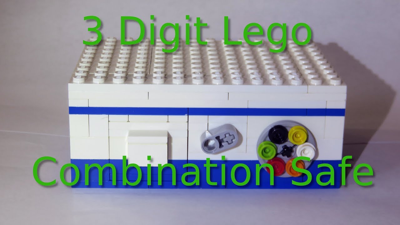 Lego Combination Safe, 3 Digit - YouTube