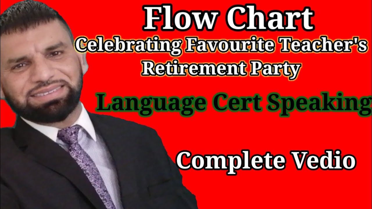 Language Cert Flow Chart|Celebrating favourite Teacher's Retirement Party|Language Cert B2 - YouTube