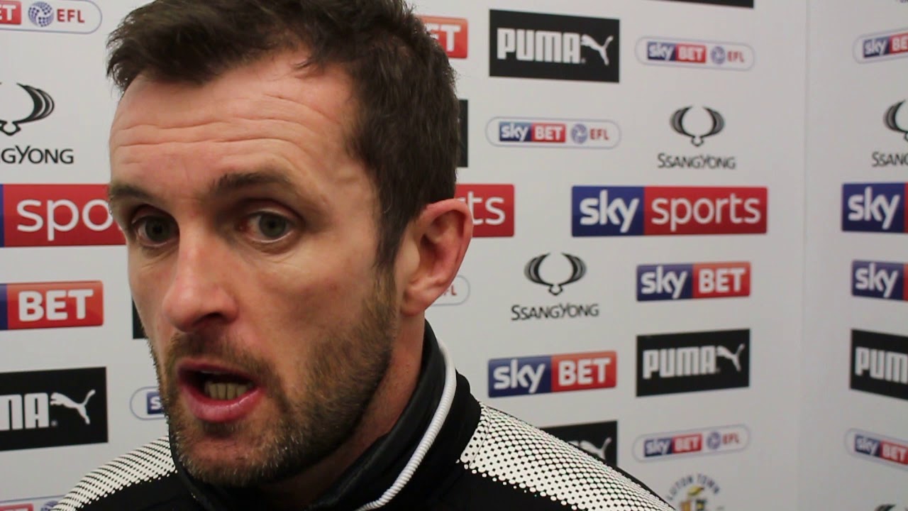 Nathan Jones on the 3-1 win over Crewe Alexandra - YouTube