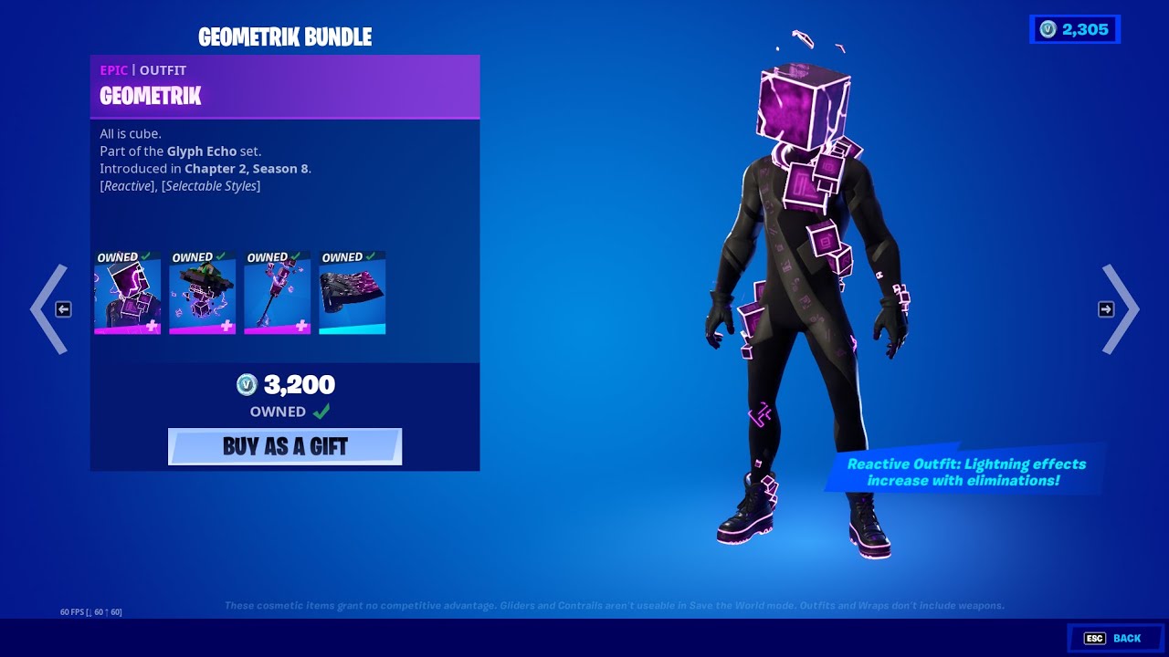 Fortnite Item Shop 10/2/2021 NEW GEOMETRIK SKIN (KEVIN) - YouTube