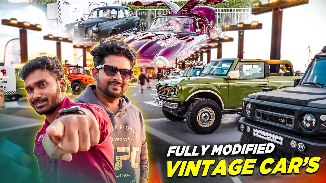 🤑🔥Crazy modified cars in Dubai | Classic modified Car models only in ...
