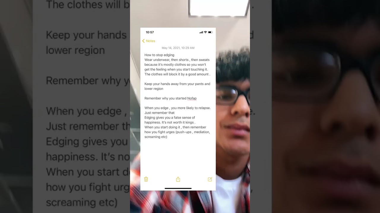 How to stop edging - YouTube